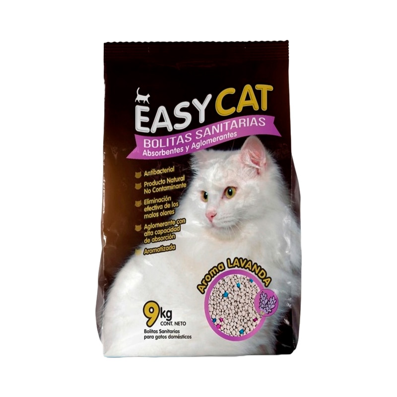 EasyCat - Arena Bolitas Sanitaria Lavanda | Laika Mascotas
